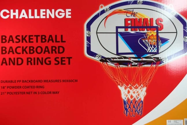 CHALLENGE BASKETBALL BACKBOARD & RING SET – Joe Whelans
